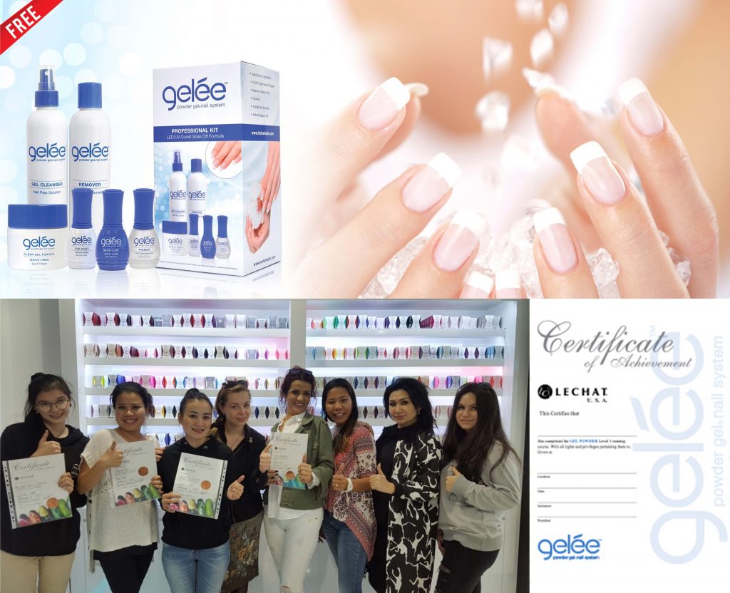 Lechat Gelee Powder Gel Nail Extension System Course - Lechat Nails ...